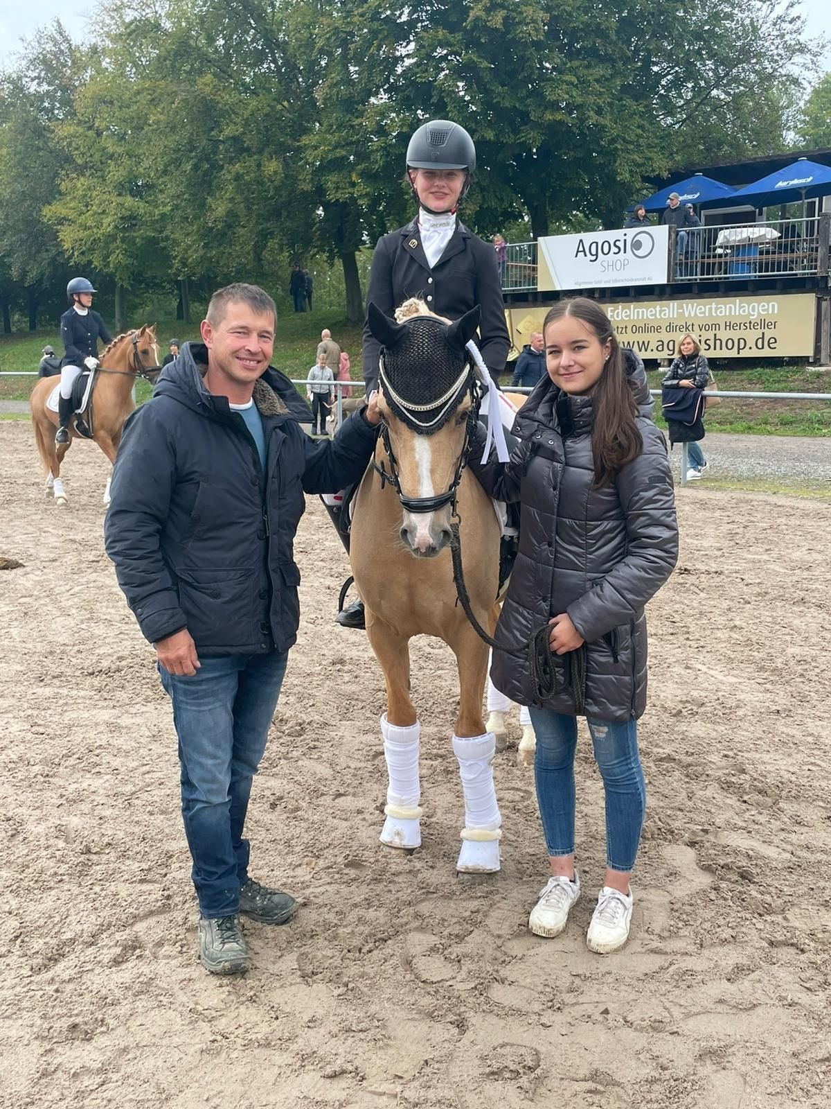 Anna-Maria Locher auf dem Treppchen