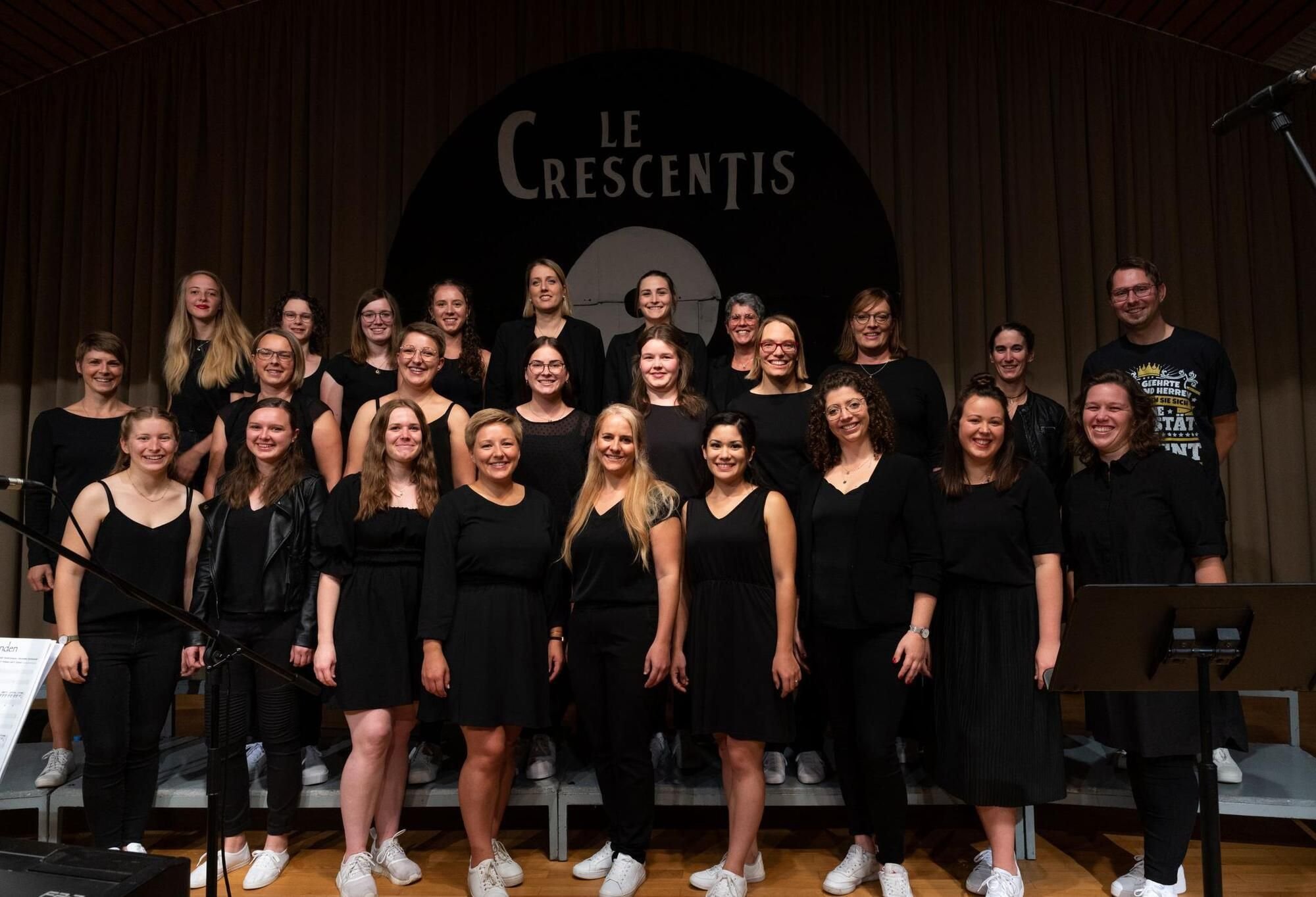 Johannes Tress und die Le Crescentis heizen den Zuhörern ein