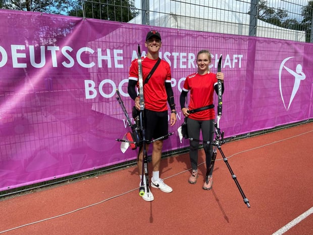 Zwei Laupheimer Bogenschützen bei Deutscher Meisterschaft