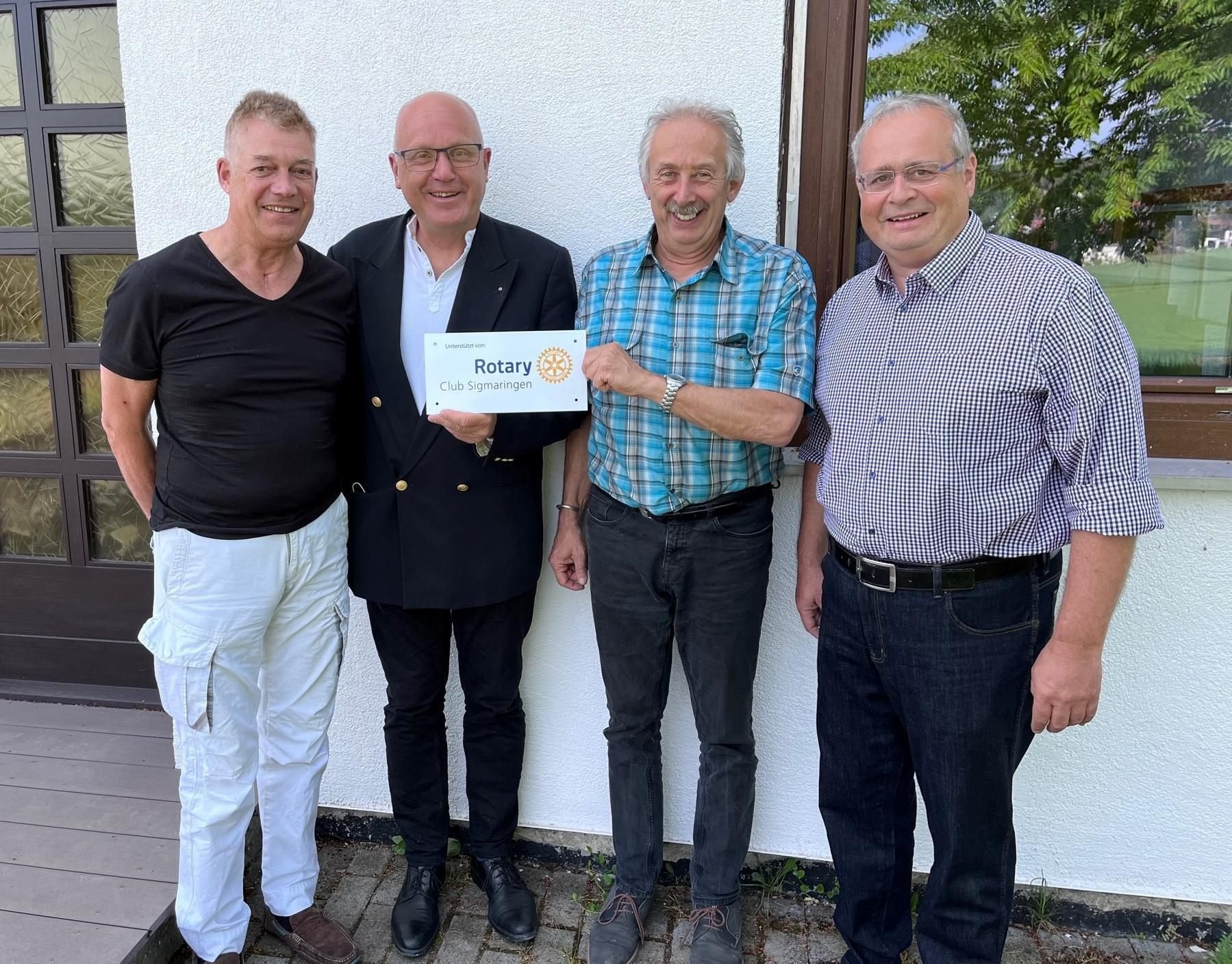 Rotary Club Sigmaringen unterstützt gBIG Jungnau