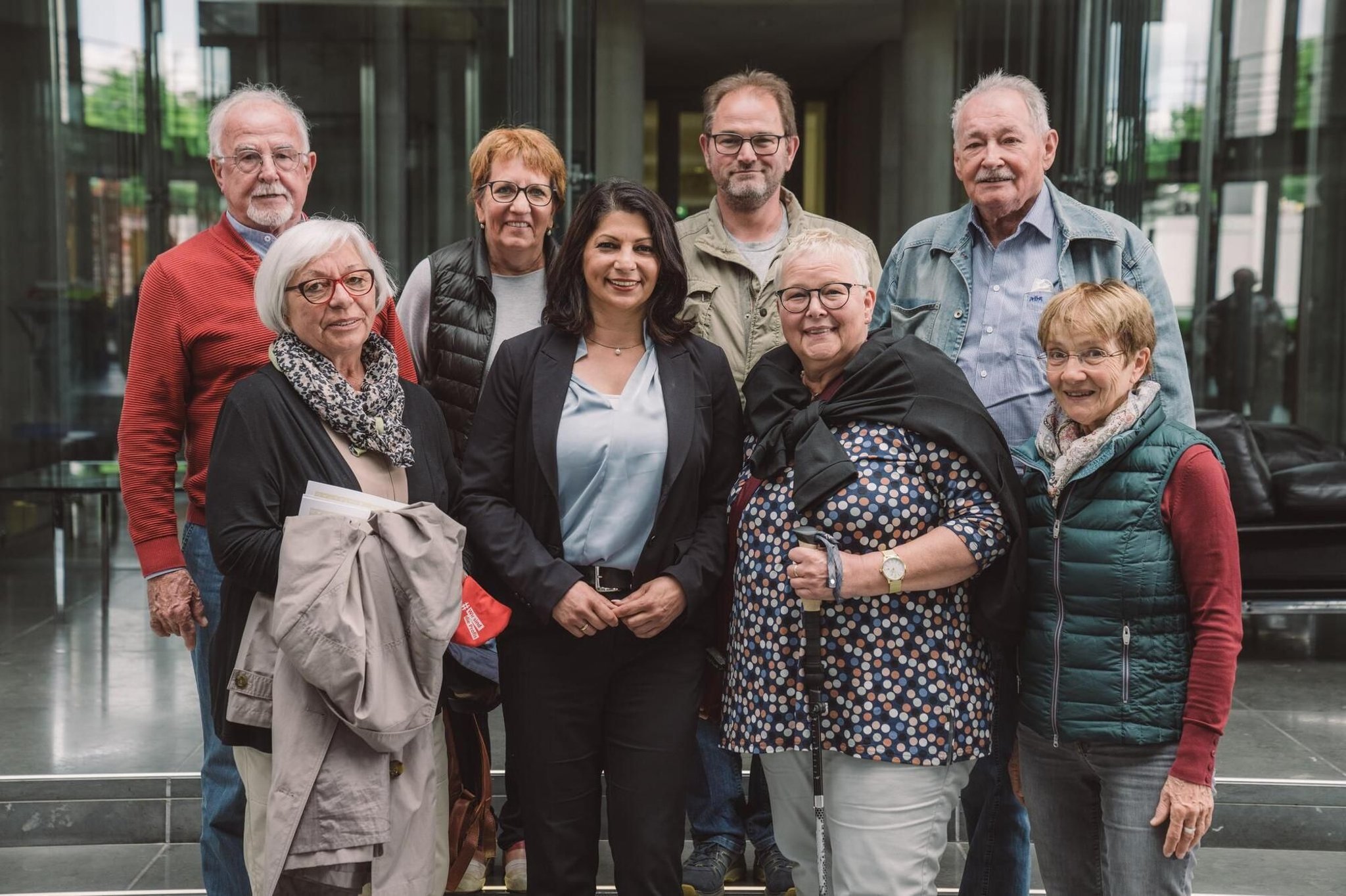Derya Türk-Nachbaur empfängt erste Besuchergruppe in Berlin