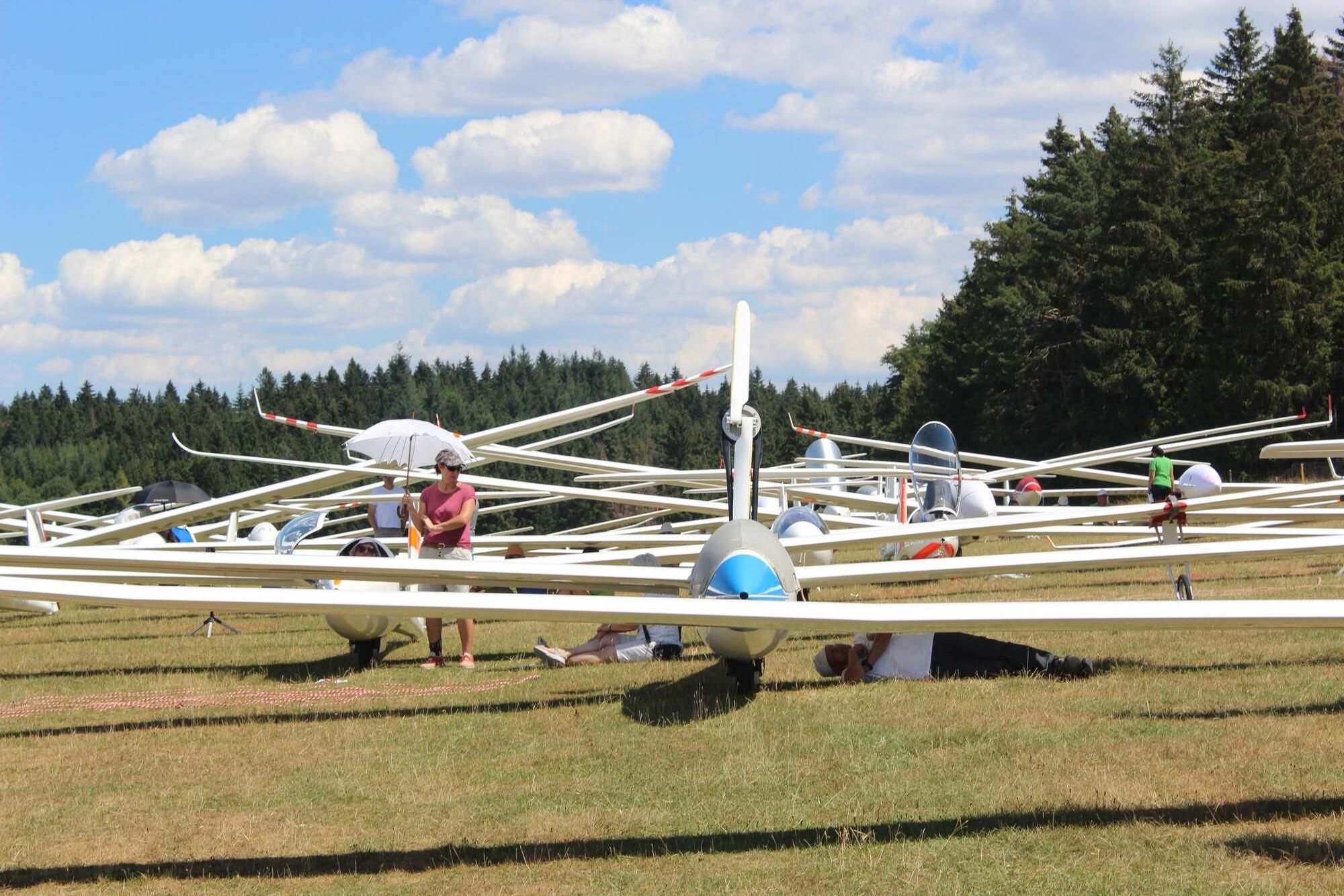 Segelflugwettbewerb auf dem Klippeneck geht im Normalmodus zu Ende