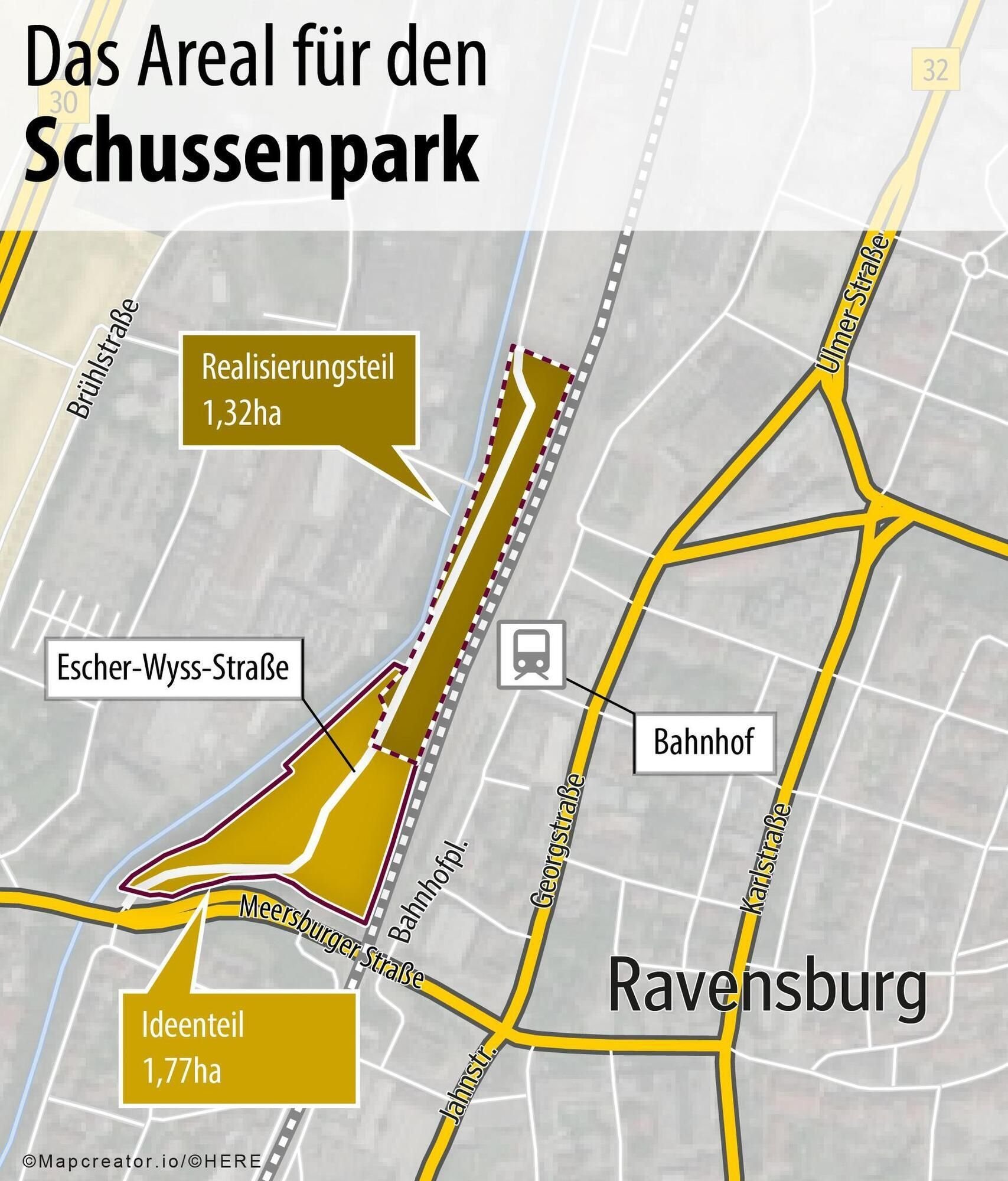 So kommt der geplante Schussenpark in Ravensburg bei Schülern an