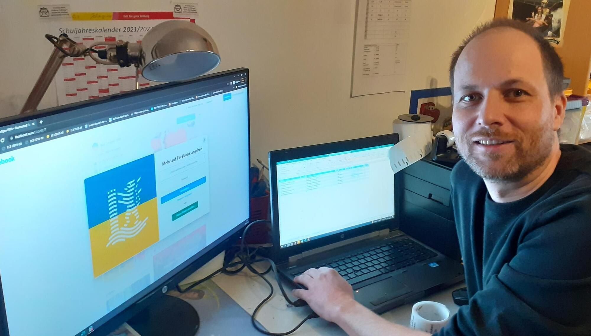 Für die Ukraine-Flüchtlinge stoppt Ralf Renz sogar den Hausbau