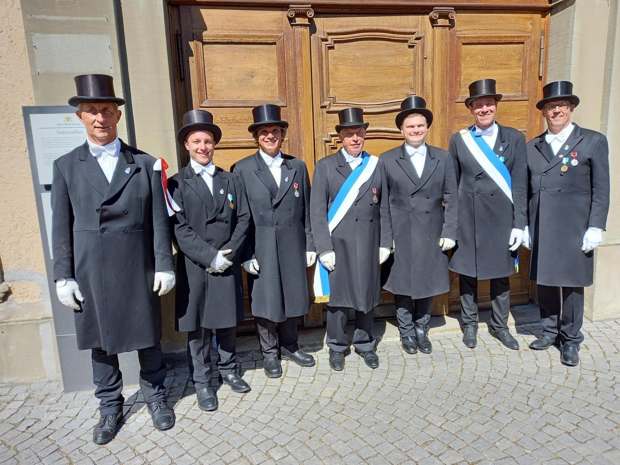 Blutreitergruppe Ravensburg mit 60 Reitern beim Blutritt