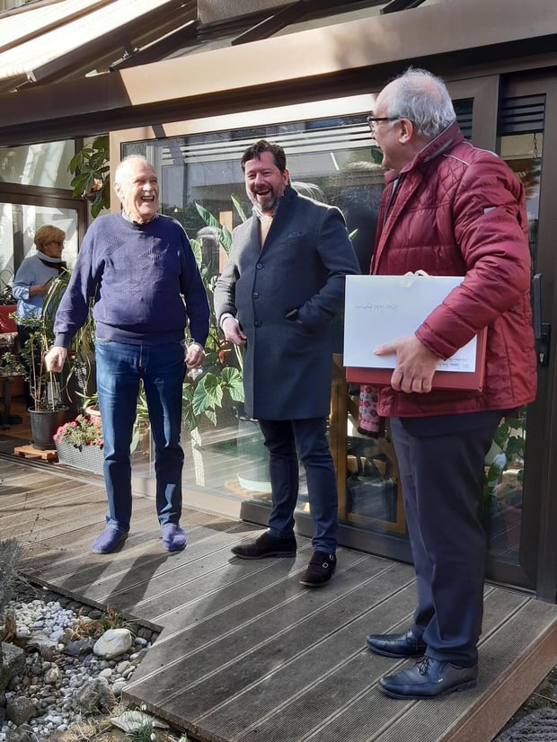 Das DRK Laupheim ehrt seinen ehemaligen Vorsitzenden