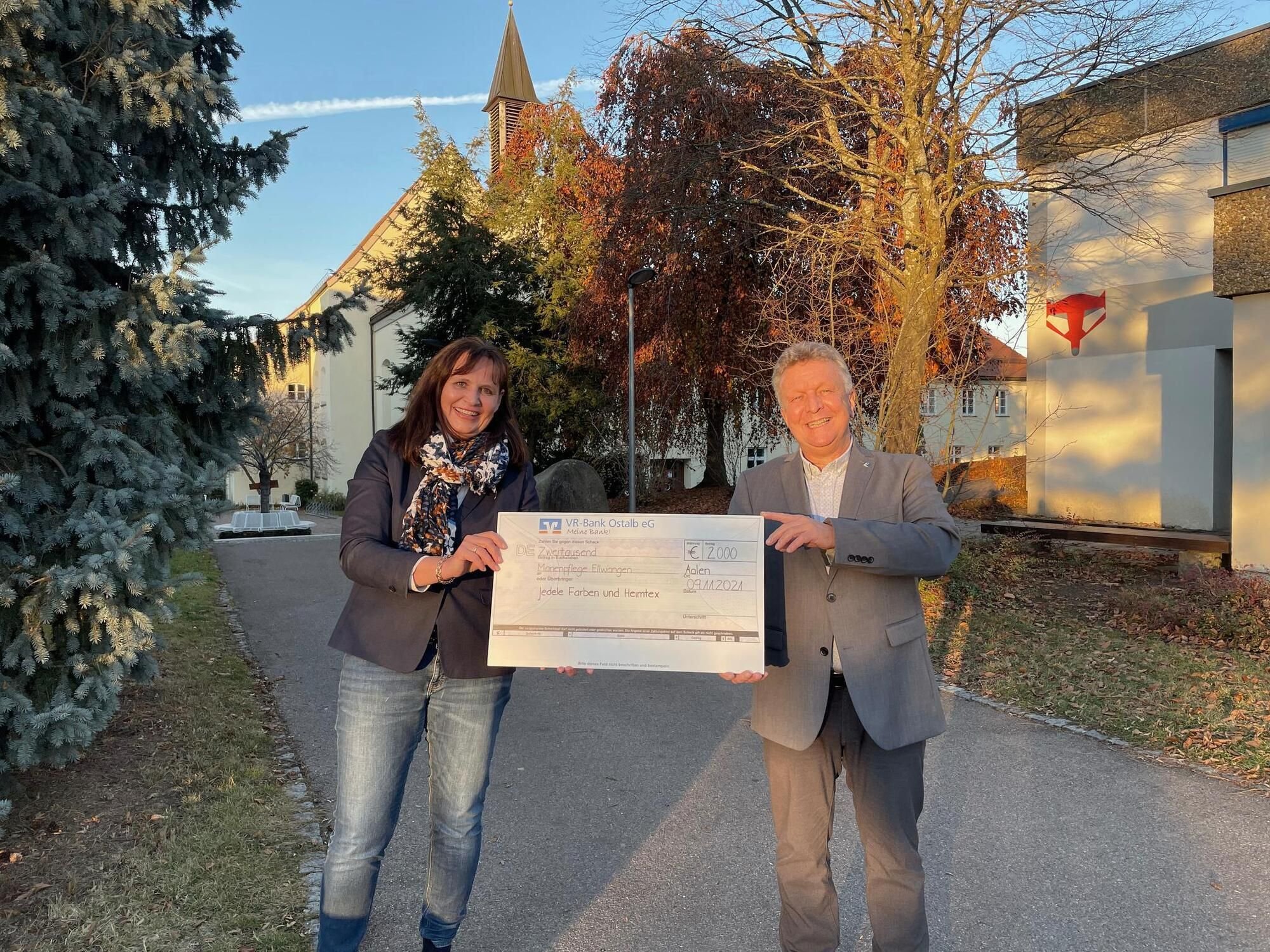 Jedele spendet für die Marienpflege