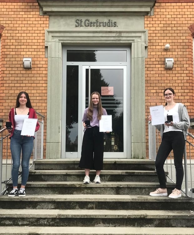 Drei erste Preise für Sankt-Gertrudis-Schülerinnen