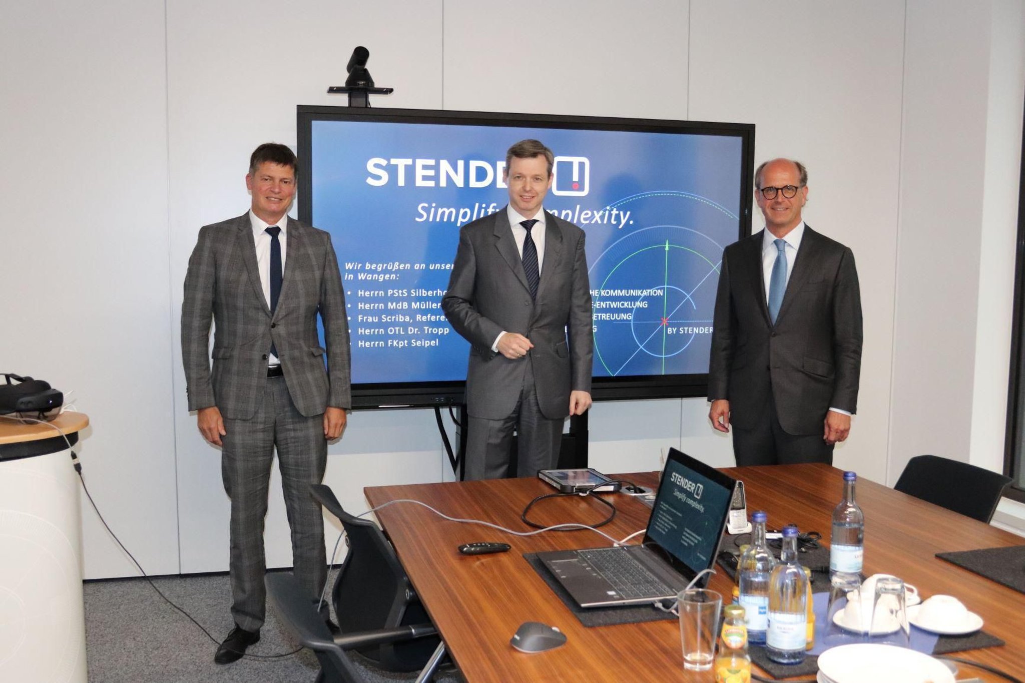 Staatssekretär besucht Firma Stender in Wangen