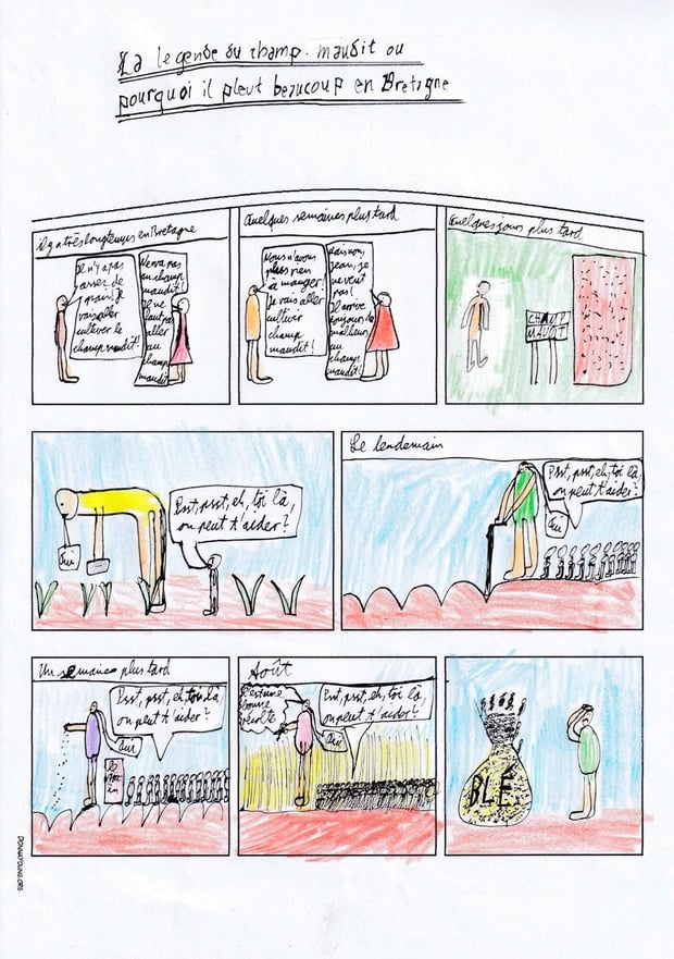 La légende du champ als Comic