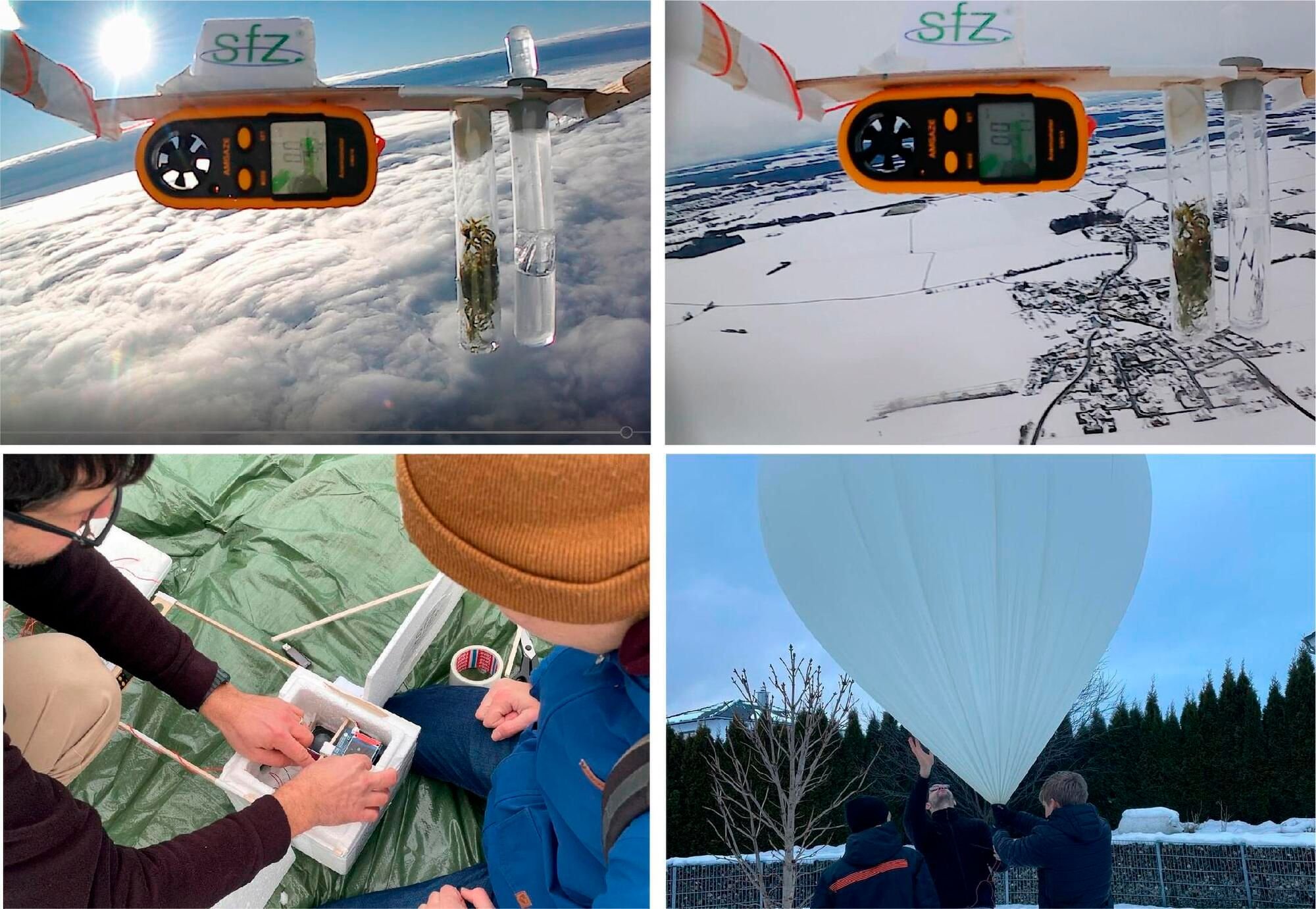 Erfolgreiche Durchführung eines Stratosphärenflugs