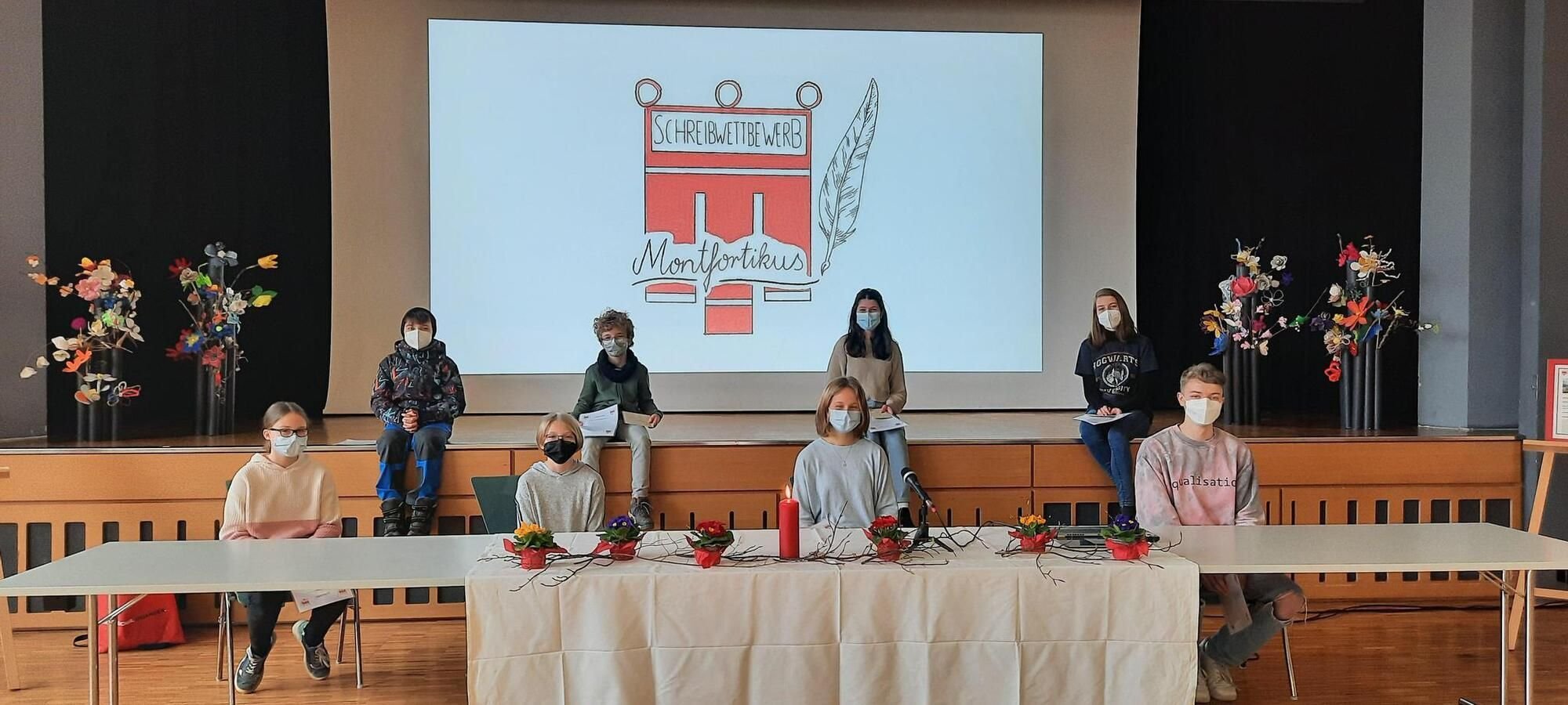 Siegerehrung in der Aula