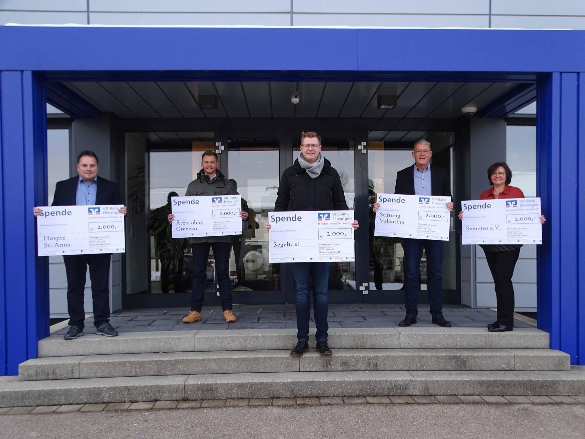 Firma ESW unterstützt die gute Sache