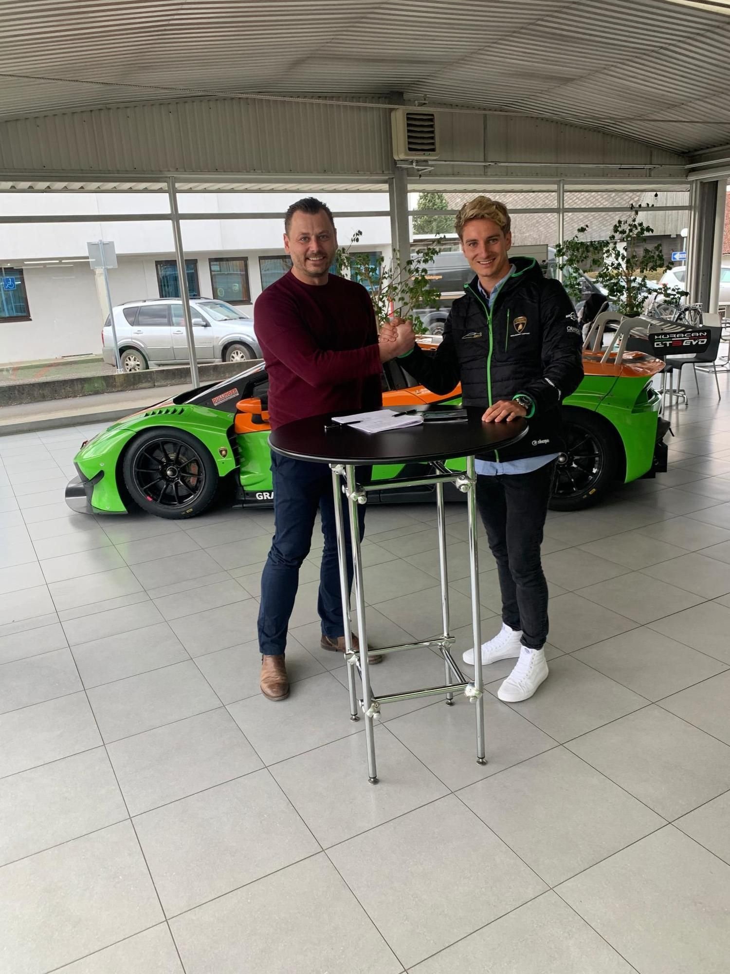 Tim Zimmermann fährt jetzt Lamborghini