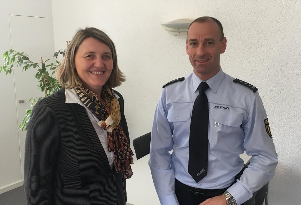 Neuer Polizeirevierleiter zu Besuch im Rathaus