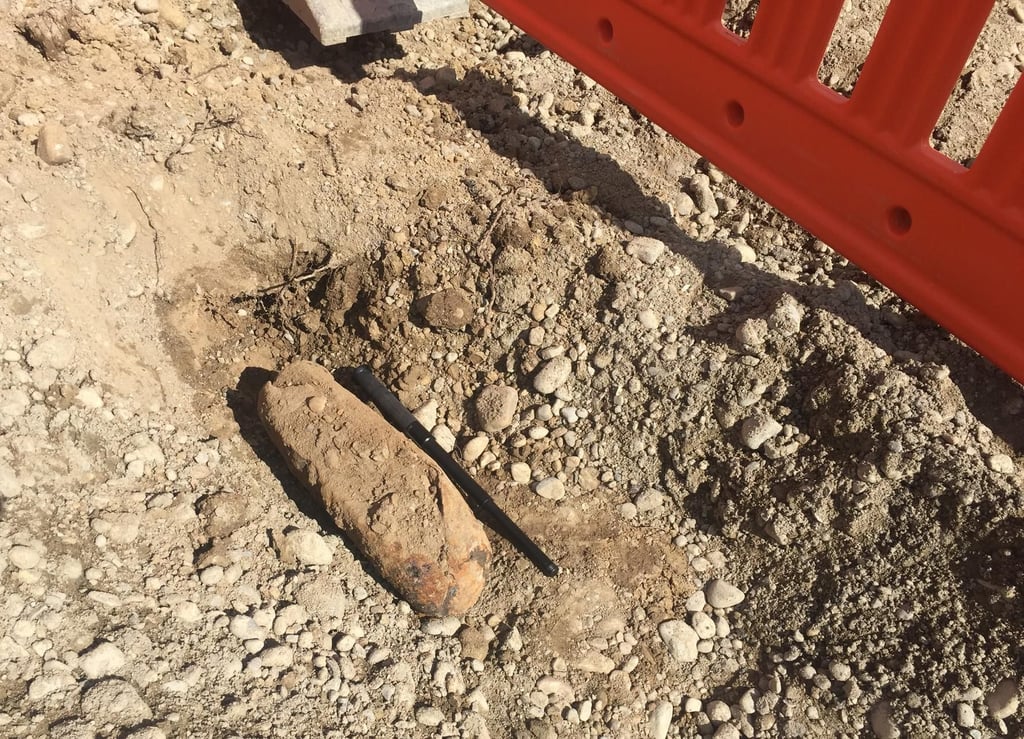 Raderach: Bauarbeiter finden Phosphorbombe