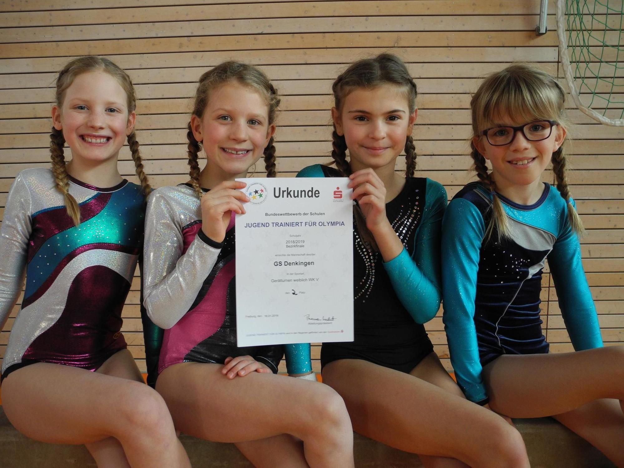 Denkinger Schülerinnen bei „Jugend trainiert für Olympia“
