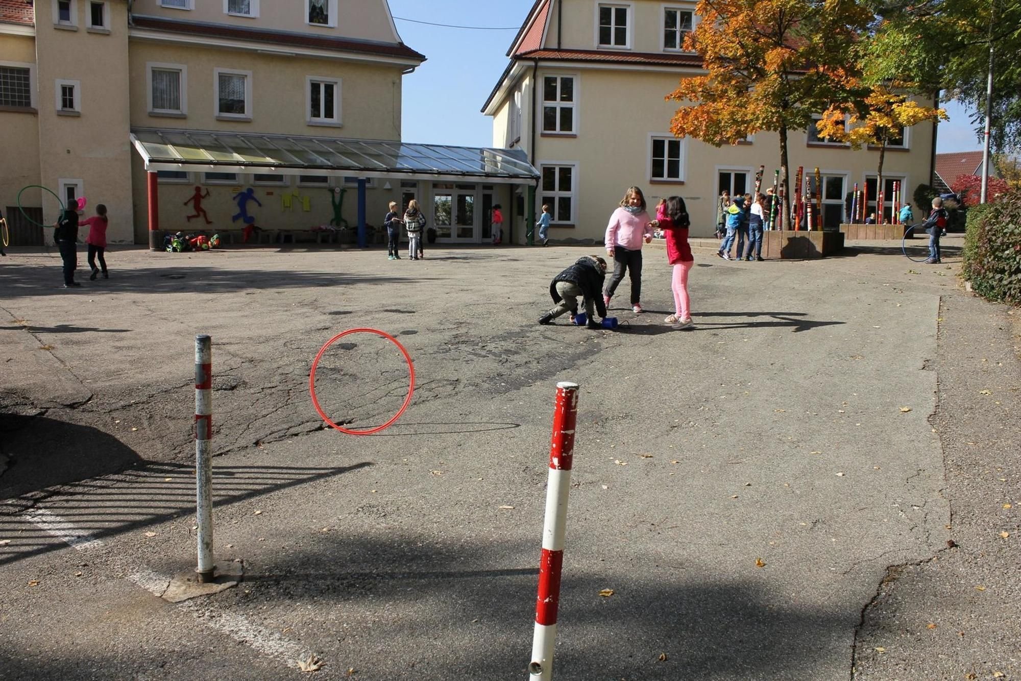 Schulhof wird komplett neu gestaltet