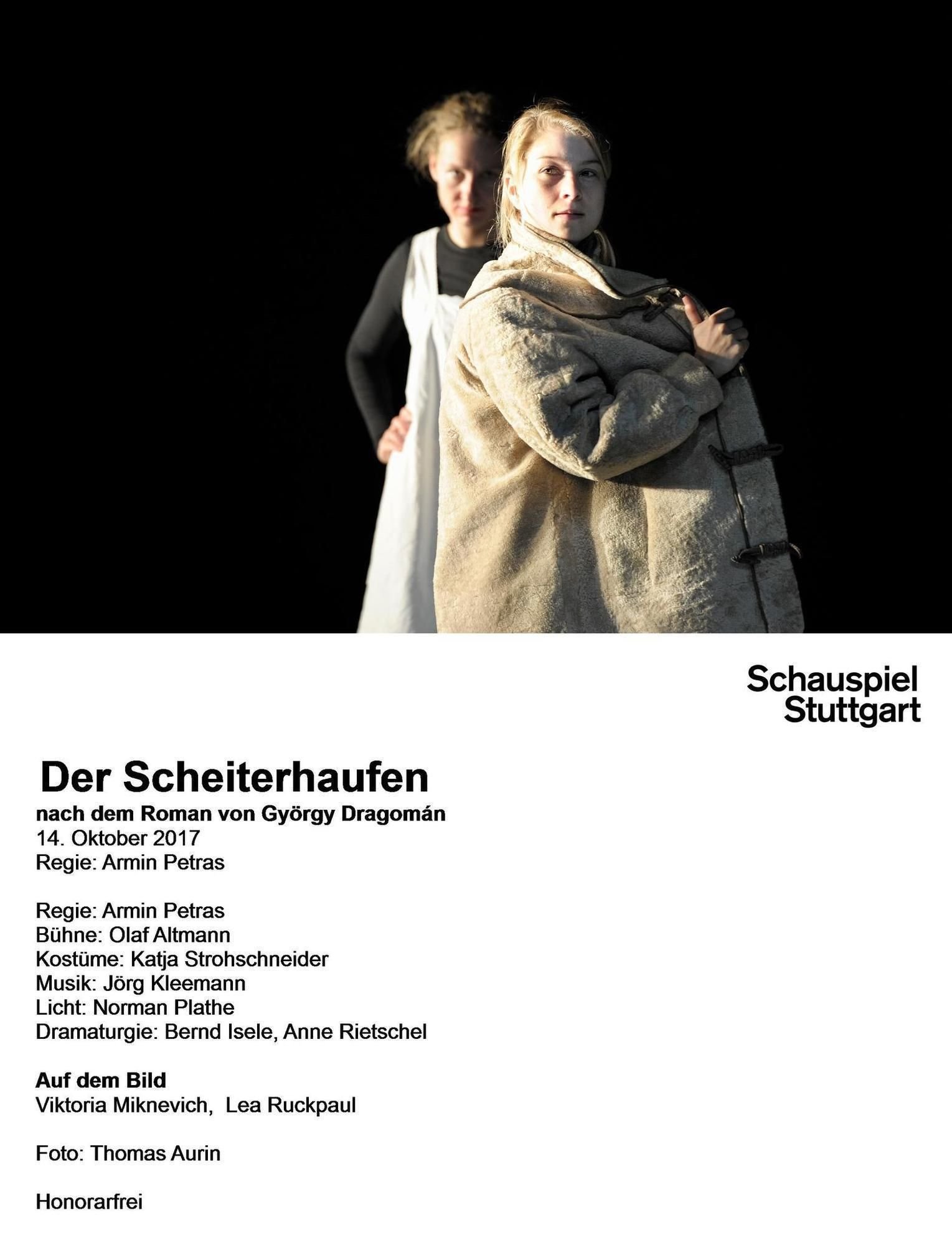 Theaterkritik: „Der Scheiterhaufen“ am Staatstheater Stuttgart