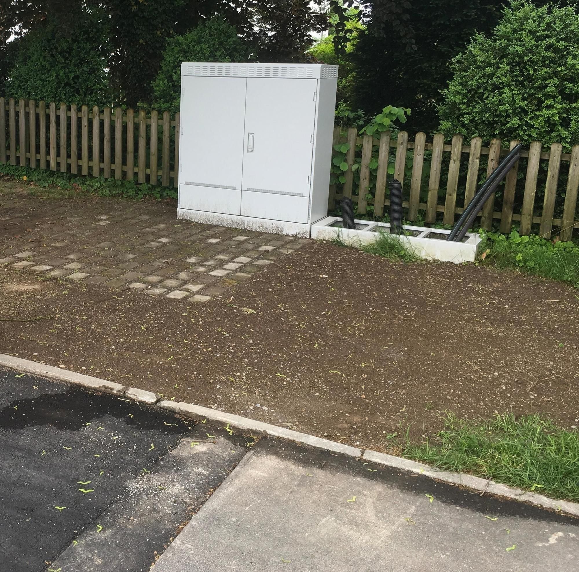 Offene Baustellen, aber keine Arbeiter