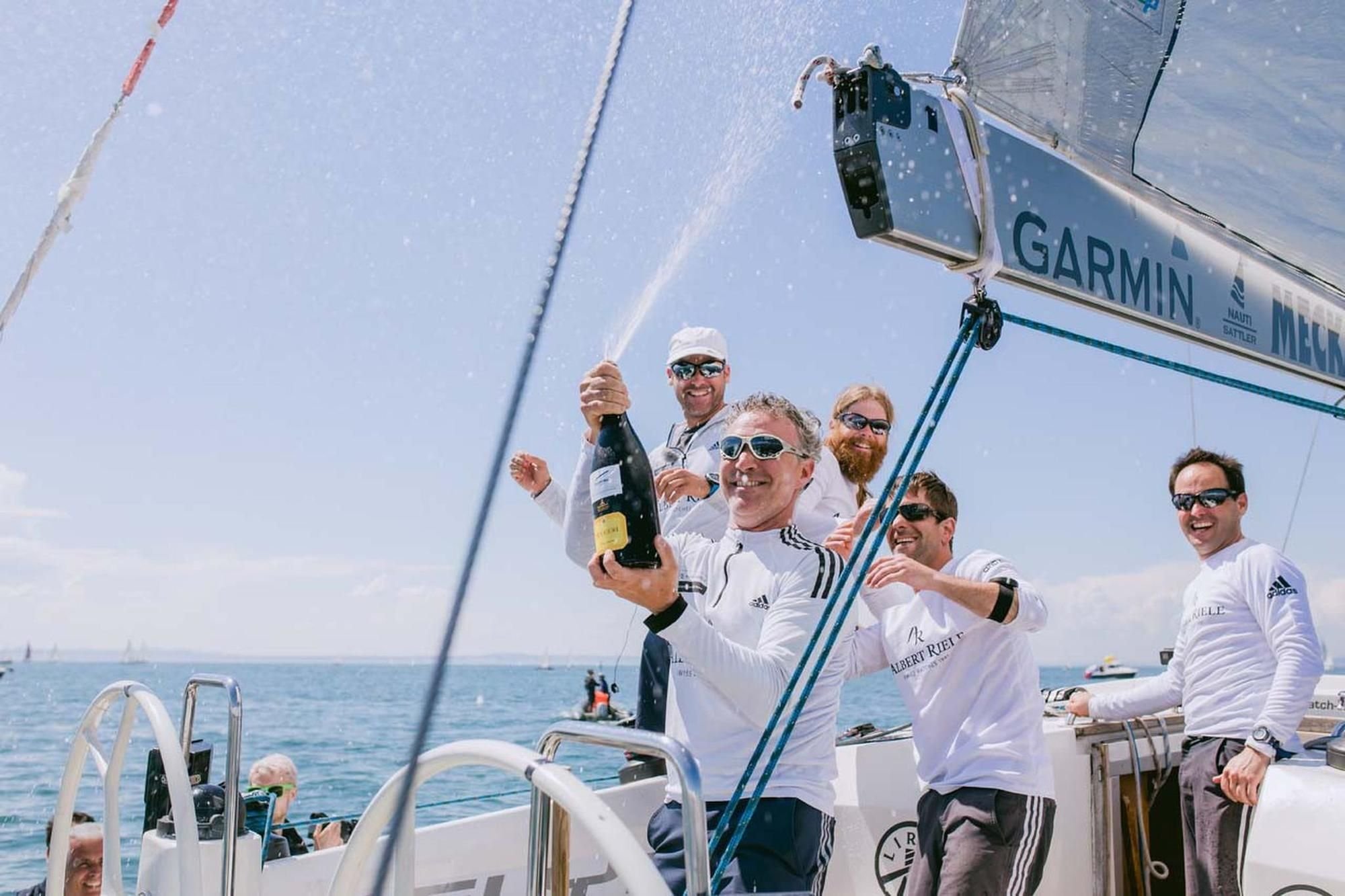 Eric Monnin triumphiert wieder beim Match Race Germany vor Langenargen