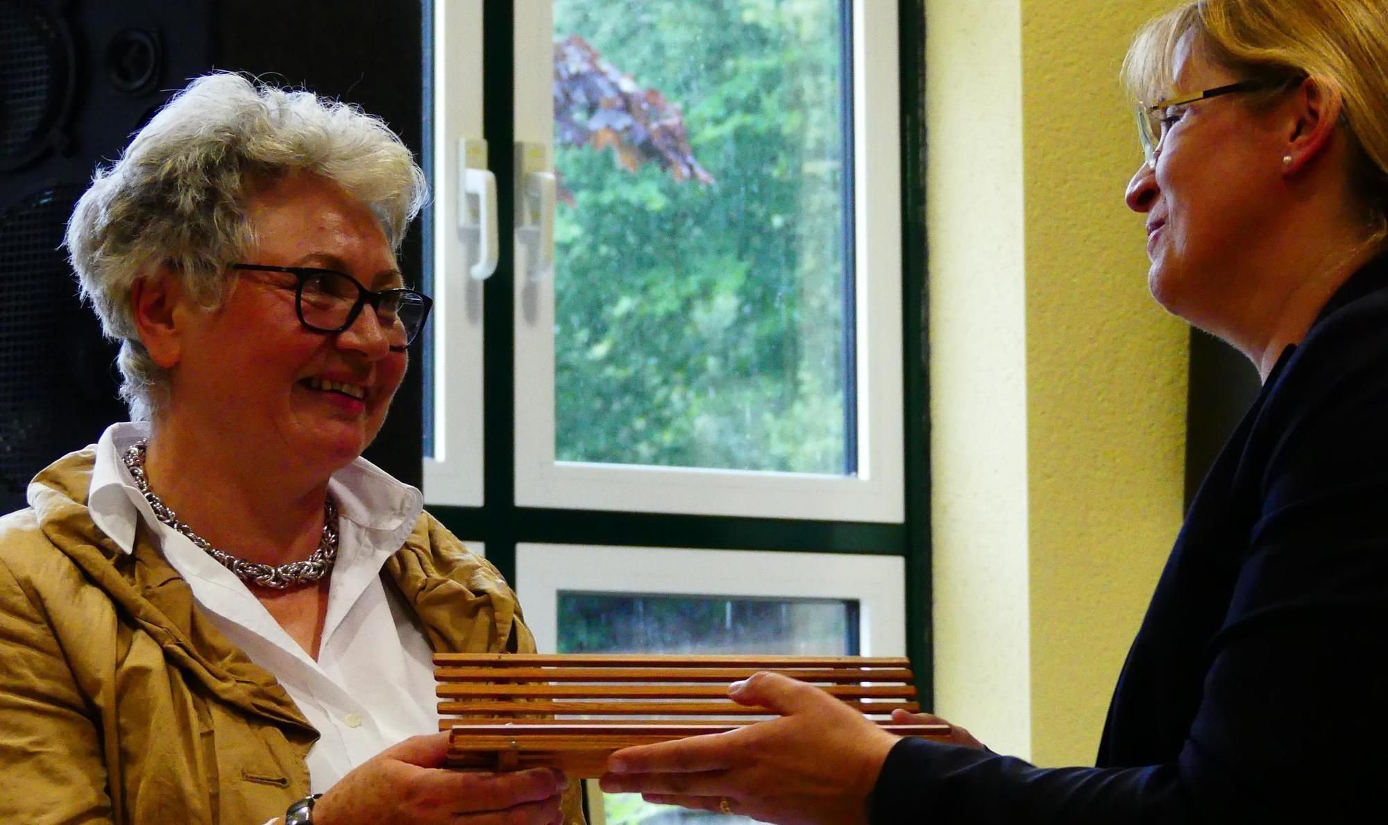 Helga Funke verabschiedet