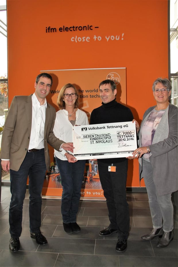 ifm prover spendet 7000 Euro an Kinderhospiz