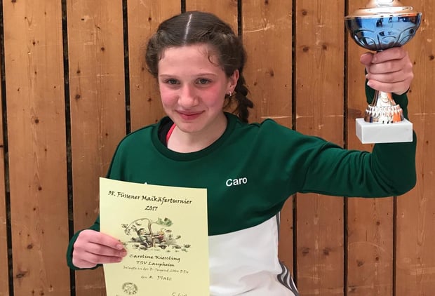 Caroline Kiessling gewinnt Gold