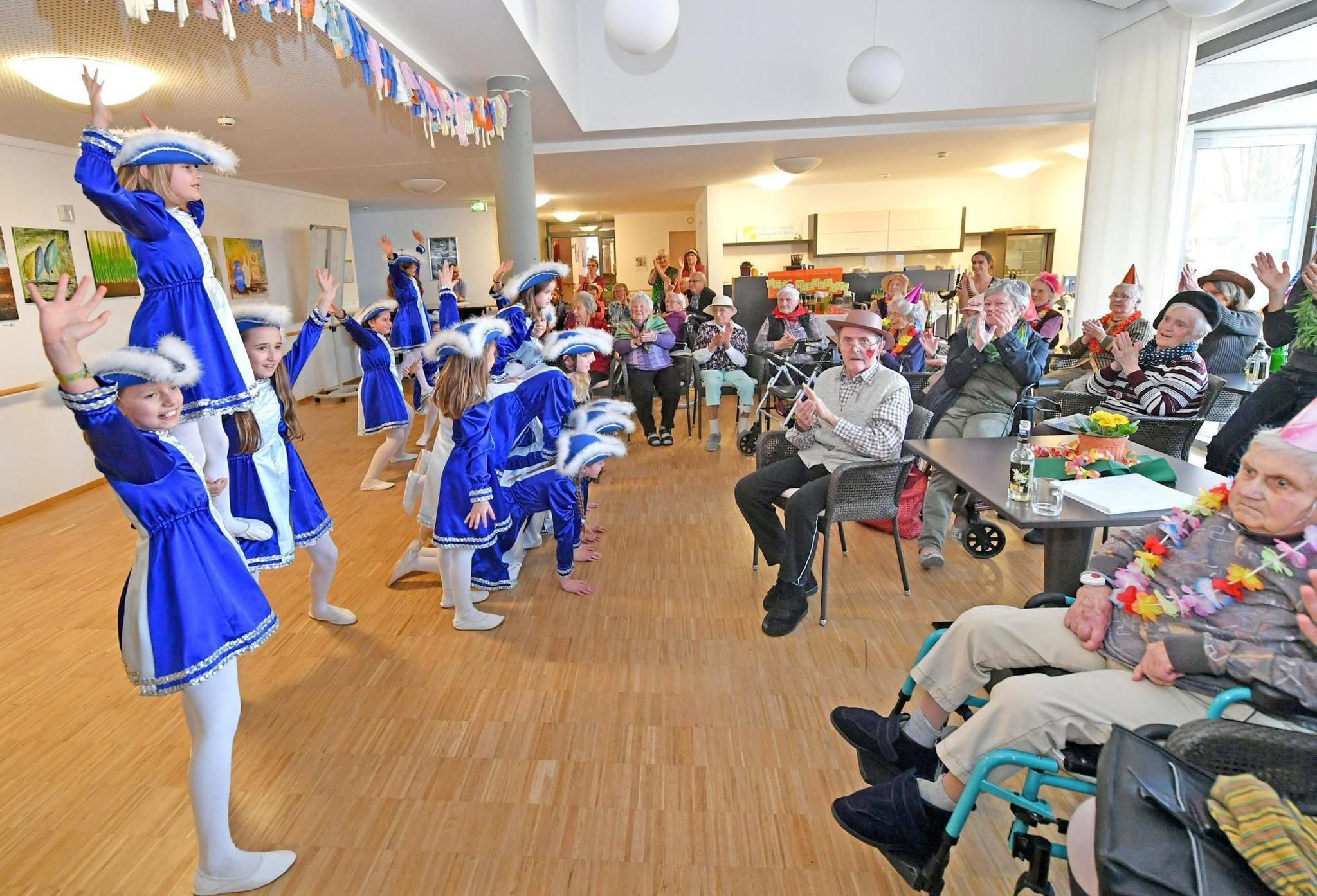 Fasnet im Pflegeheim St. Klara in Schemmerhofen