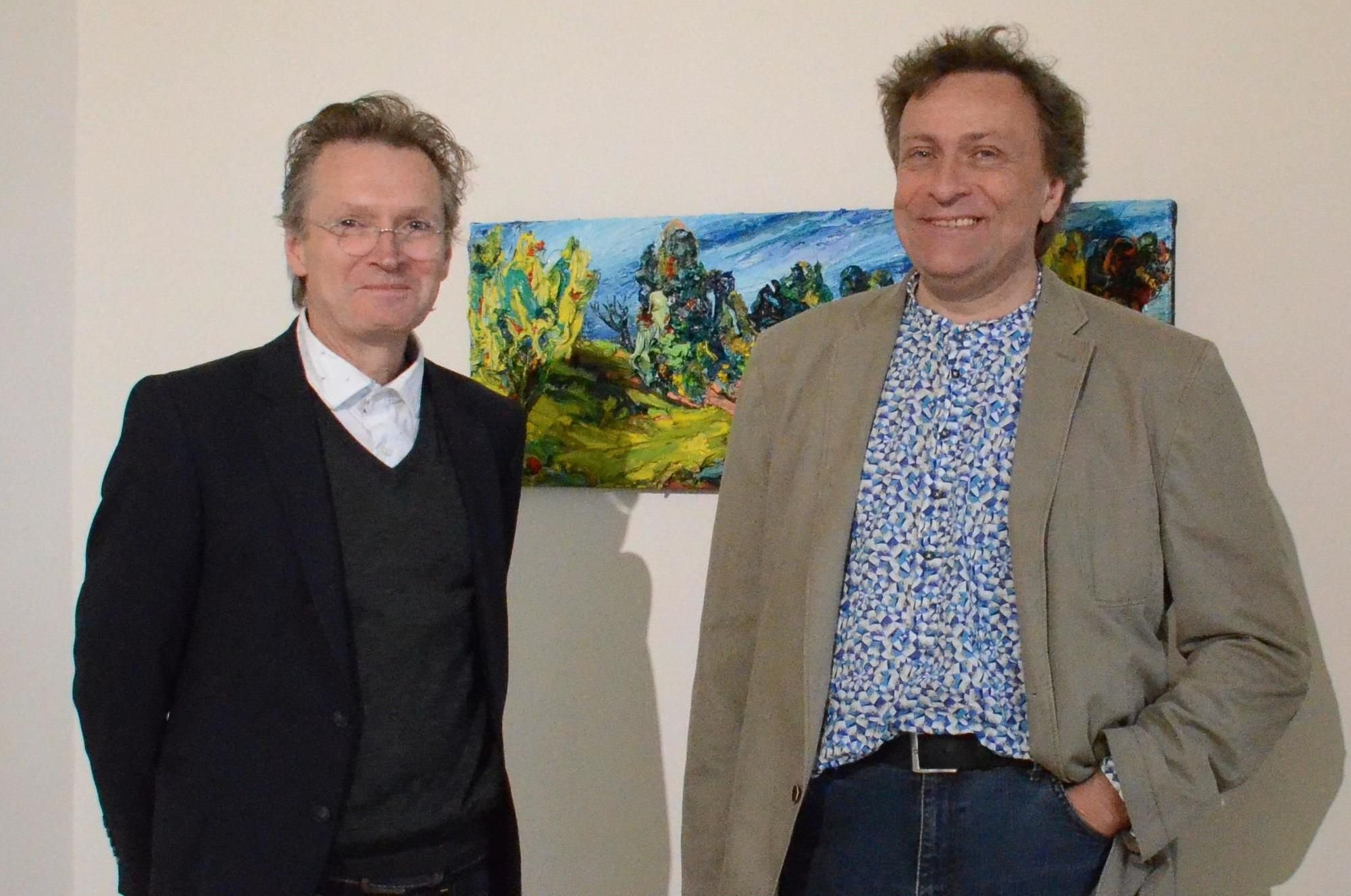 Manchmal trifft es sich gut zwischen zwei Landschaftsmalern