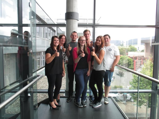 Sieben Absolventen bei Scholz Recycling