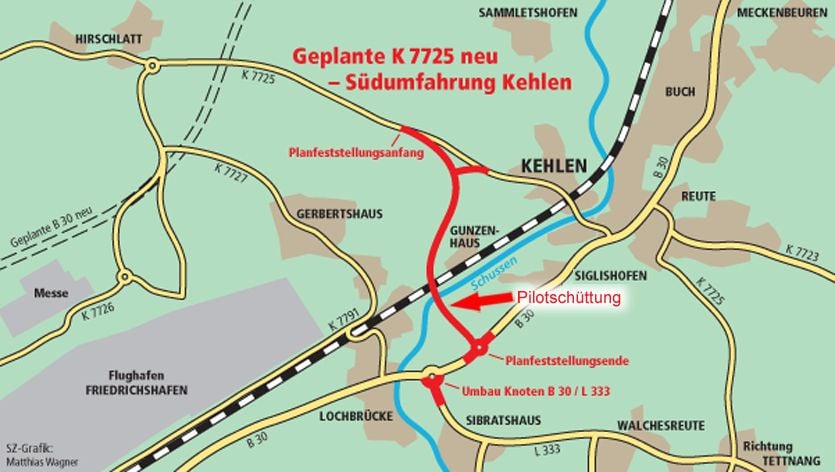 Südumfahrung Kehlen: Im Herbst soll es losgehen