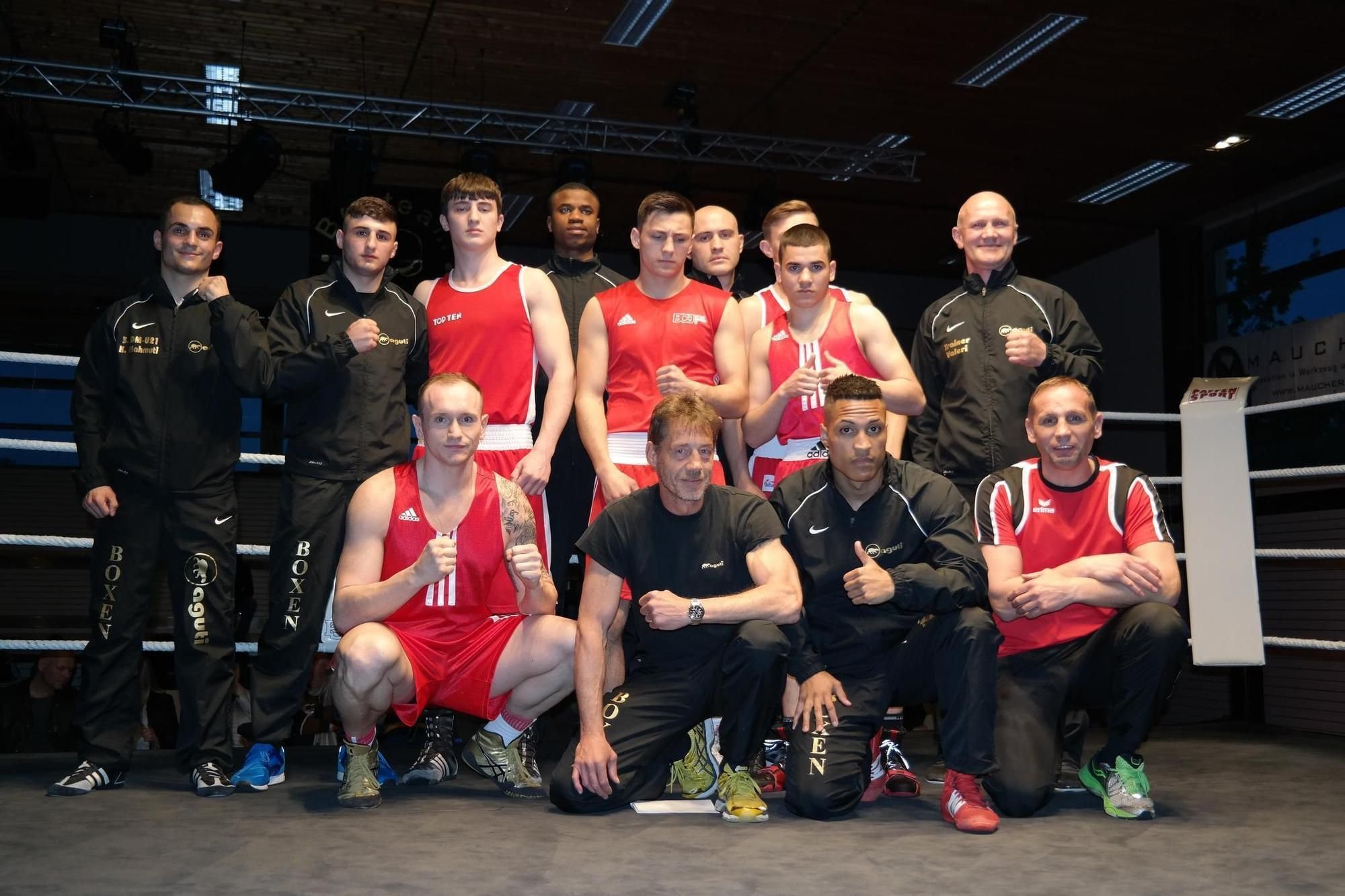 Finaler Auftritt des Boxteams