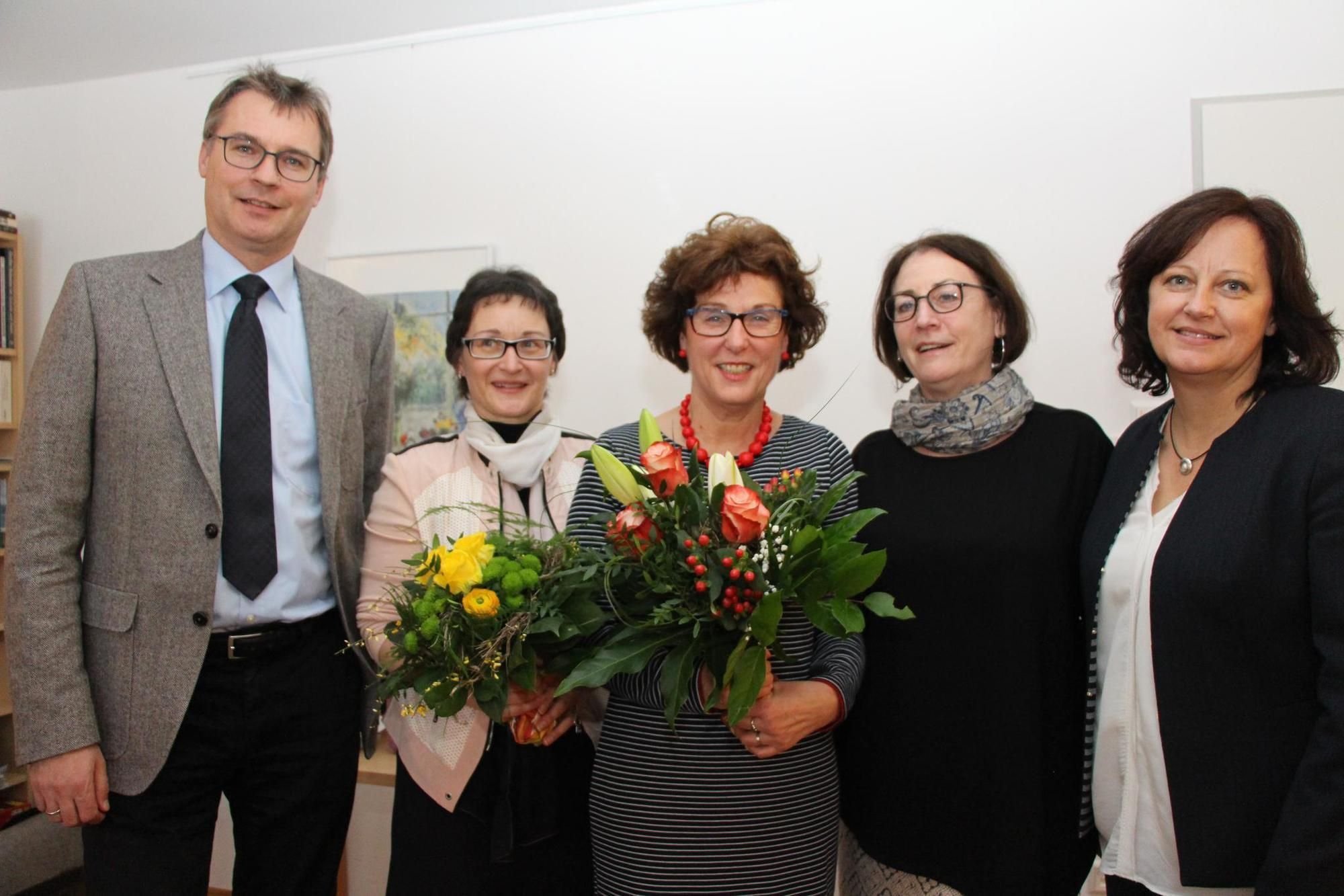Stabübergabe in der Sozialstation St. Anna