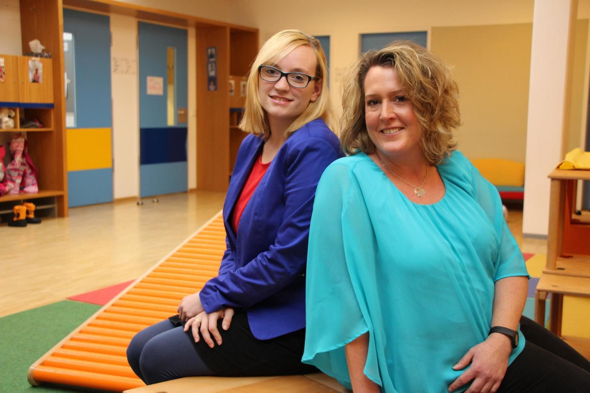 Yvonne Fleig und Jessica Acker in der Leitung