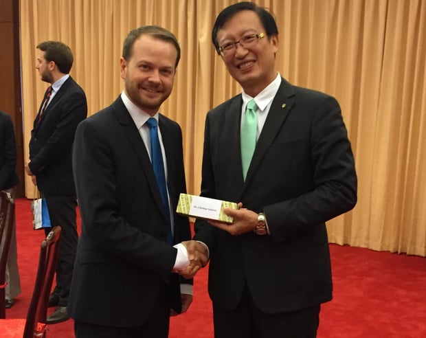 Christian Natterer trifft Taiwans Außenminister