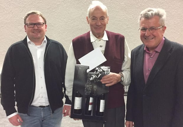 Ehrenmitglied Erich Schäfer feiert 80. Geburtstag