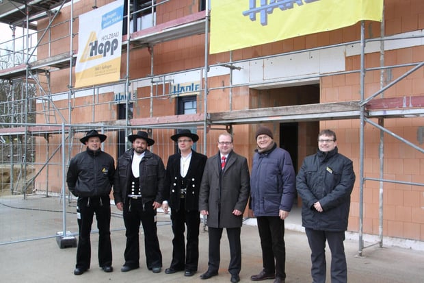 Richtfest bei neuer Dorfmitte Äpfingen