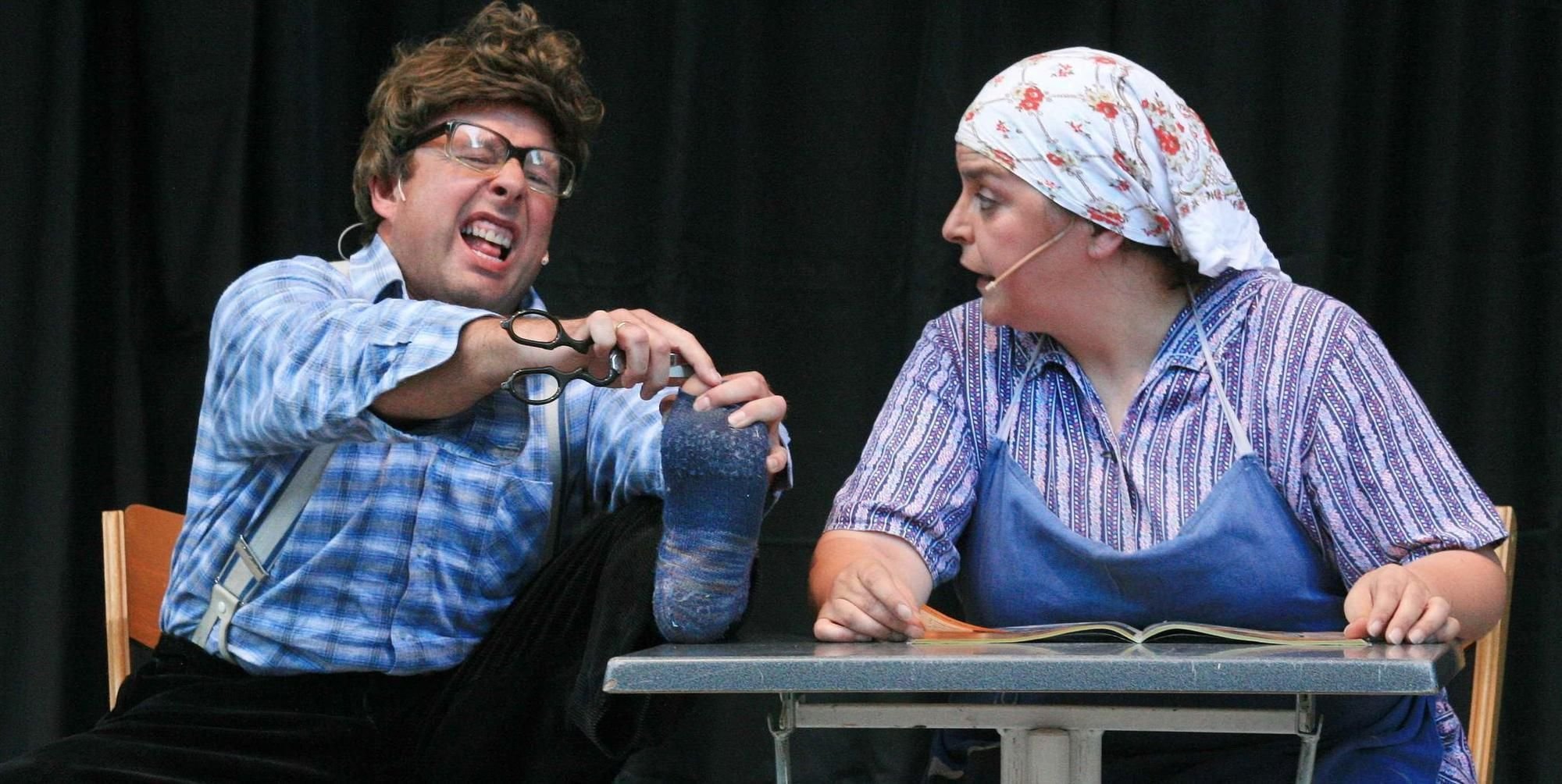 Lachen mit Hillu Stoll und Franz Auber in Machtolsheim