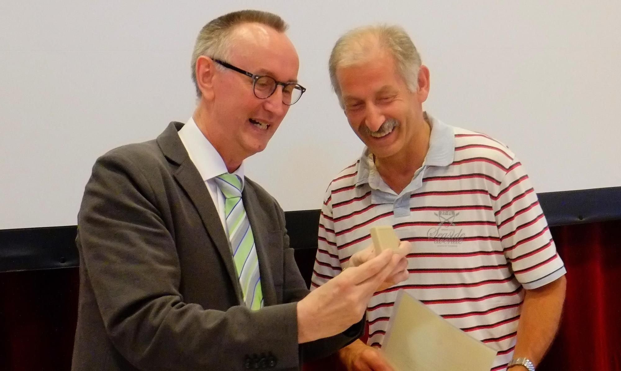 Karl-Heinz Keller spendet 75 mal Blut