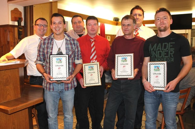 Nieß, Hunger und Gaub sind seit 30 Jahren dabei