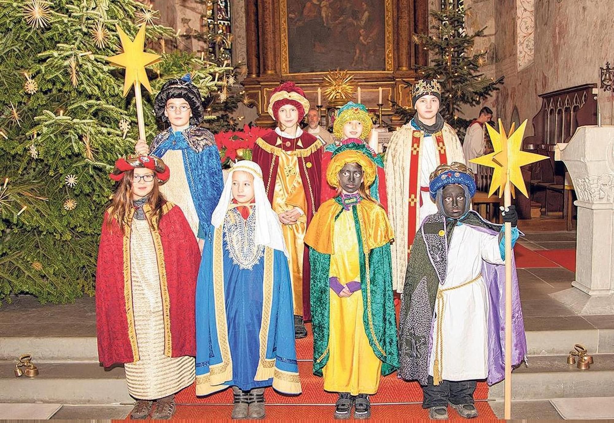 31 Sternsinger bringen Segen in die Häuser der Pfarrgemeinden Mariabrunn und Eriskirch