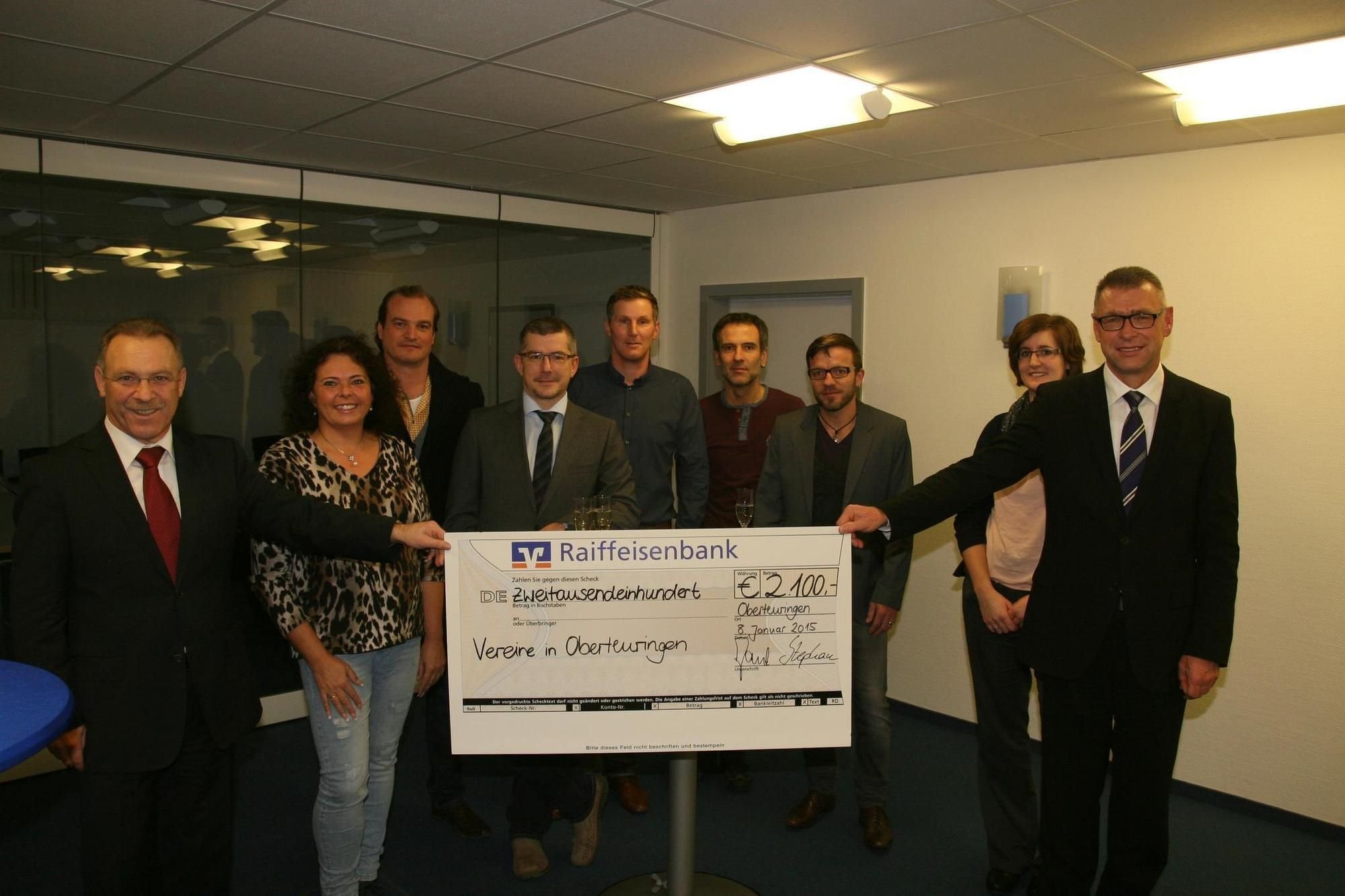 Raiffeisenbank stärkt das Ehrenamt