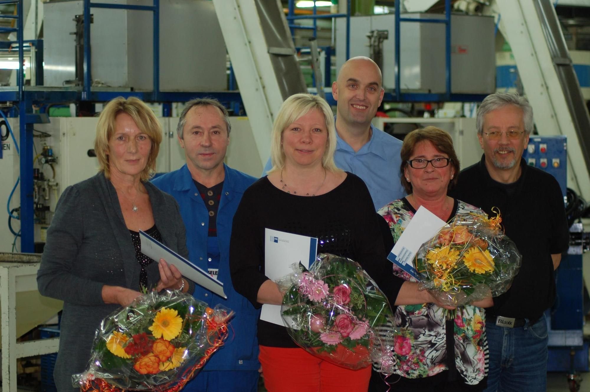 Firma Vosseler ehrt langjährige Mitarbeiter