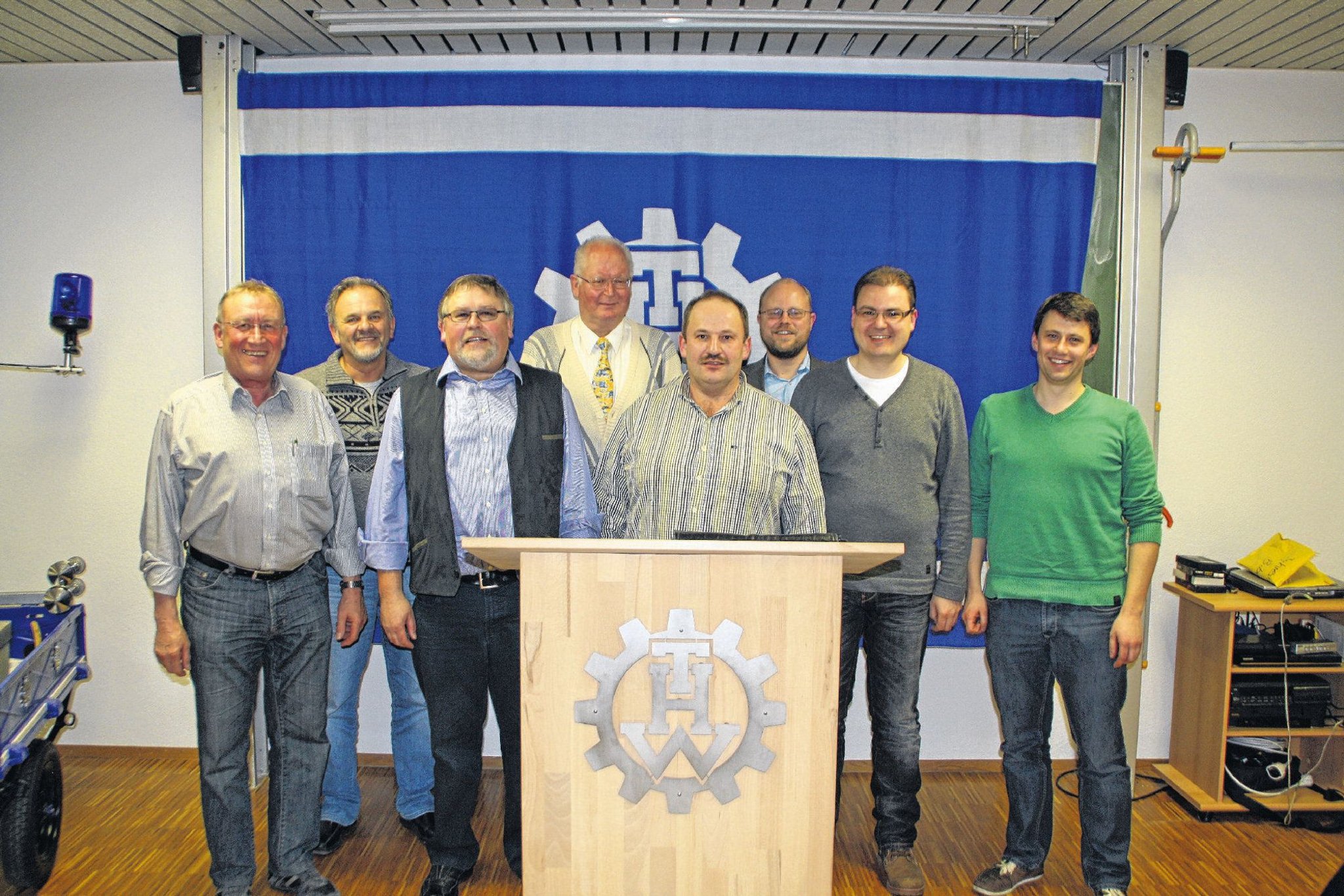 THW-Helfer feiern runden Geburtstag