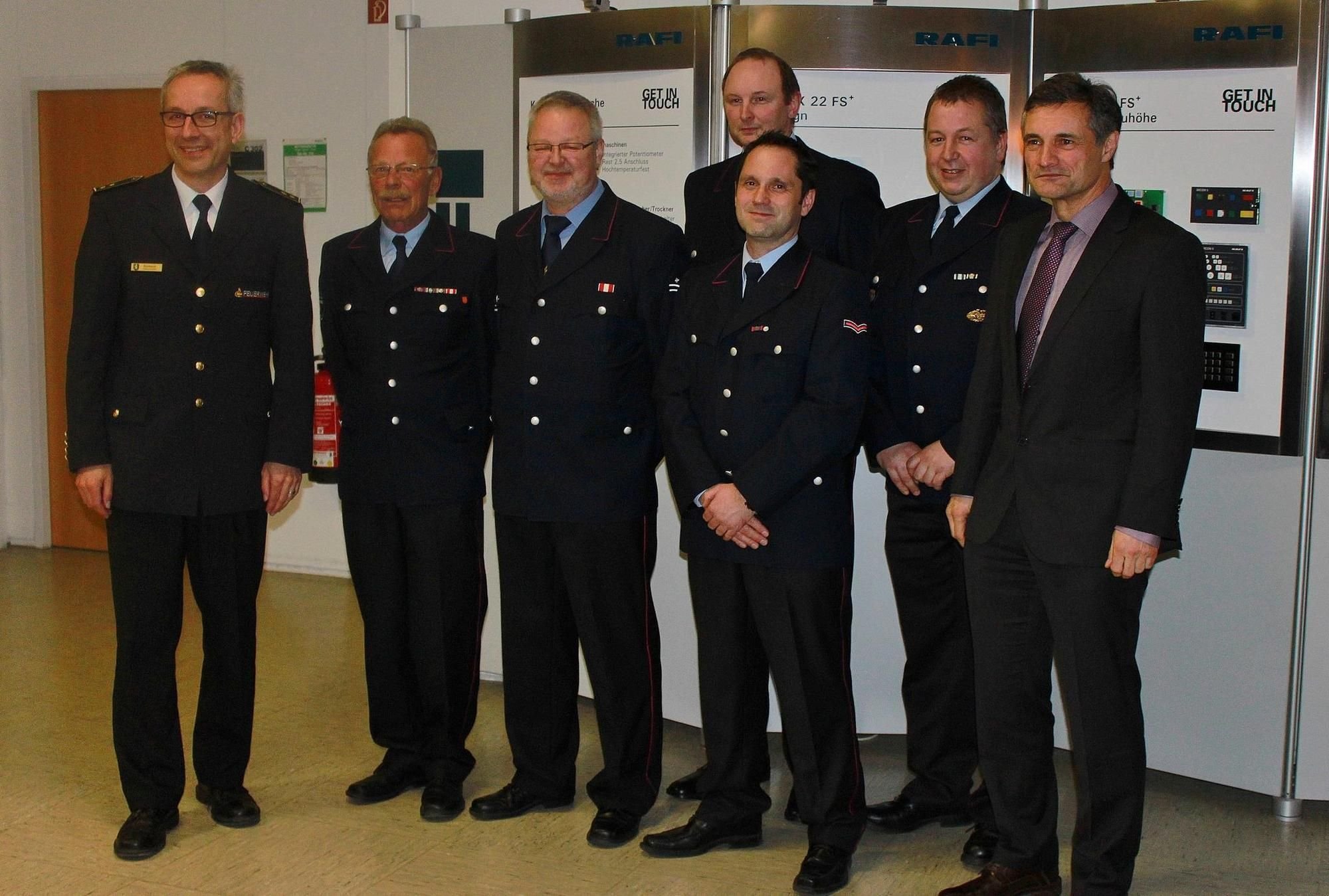 Führungswechsel bei der Werkfeuerwehr Rafi