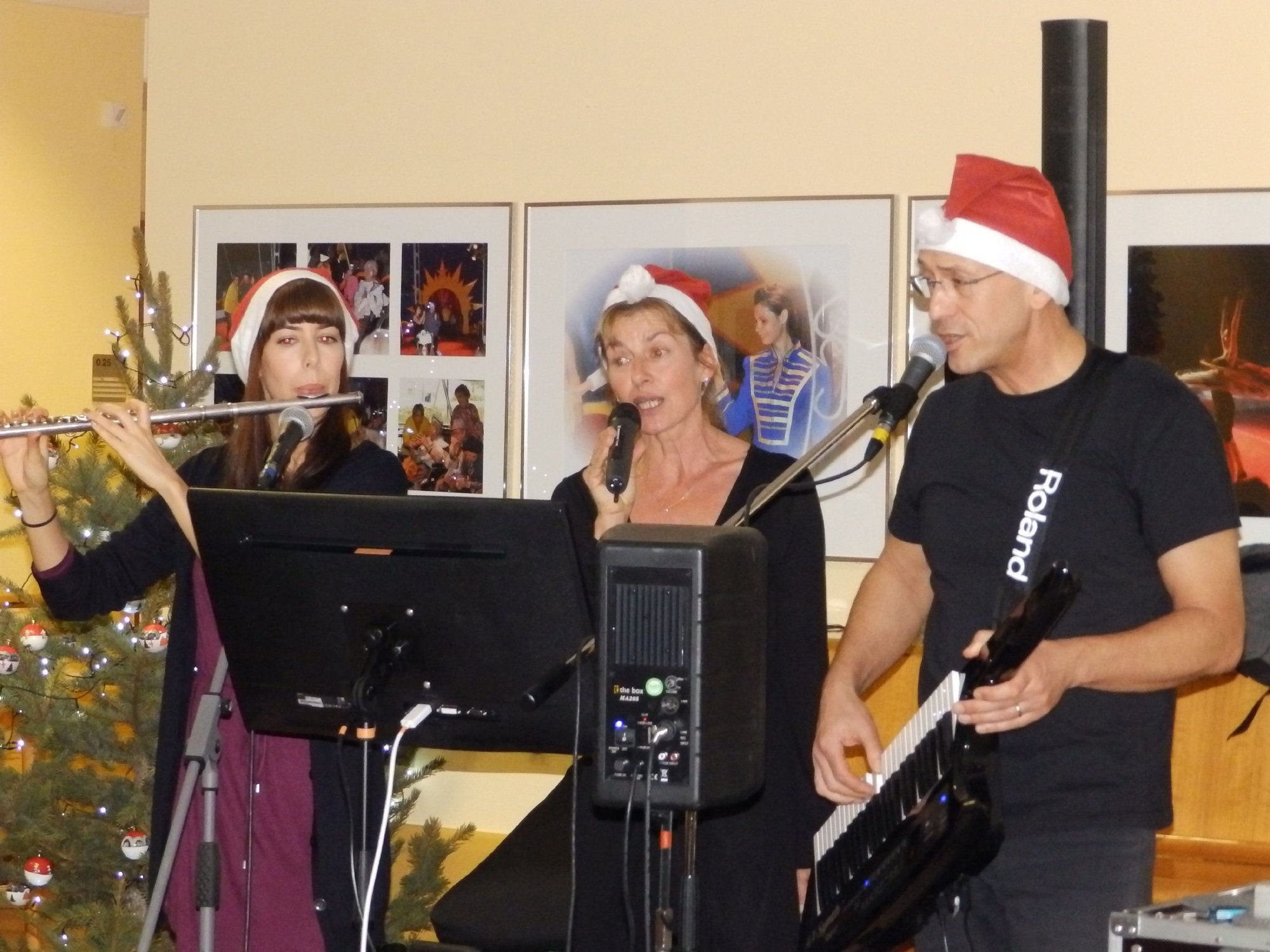 Familie Rapp spielte zu Weihnachten