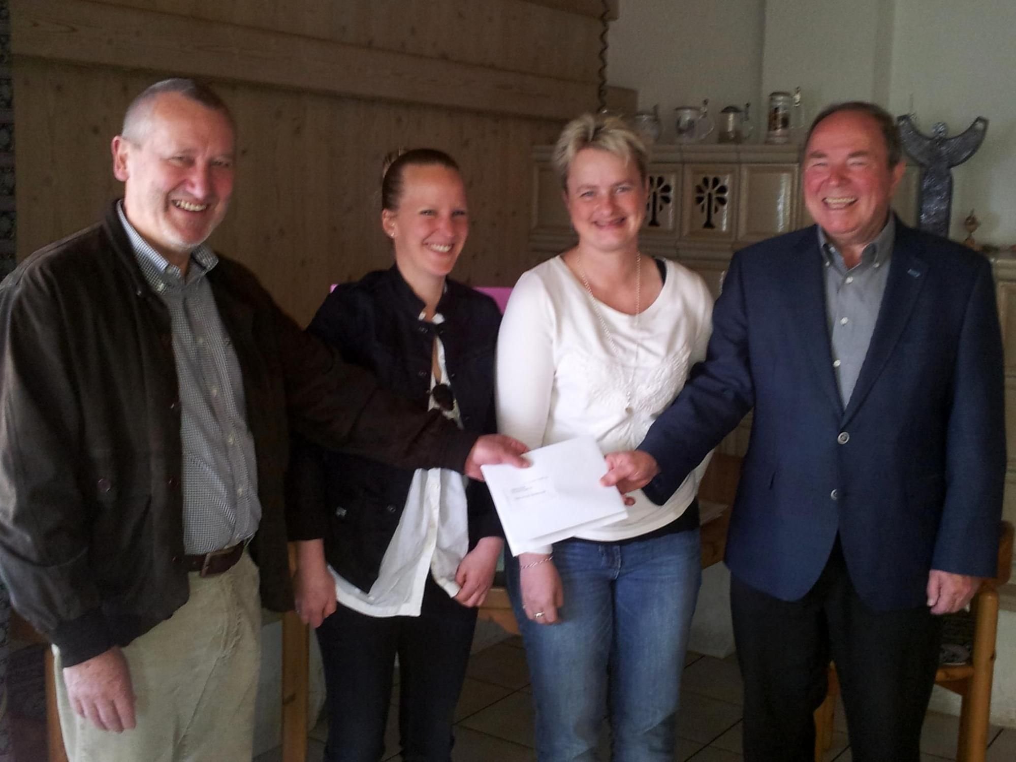 Feldner Mühle erhält 1500 Euro