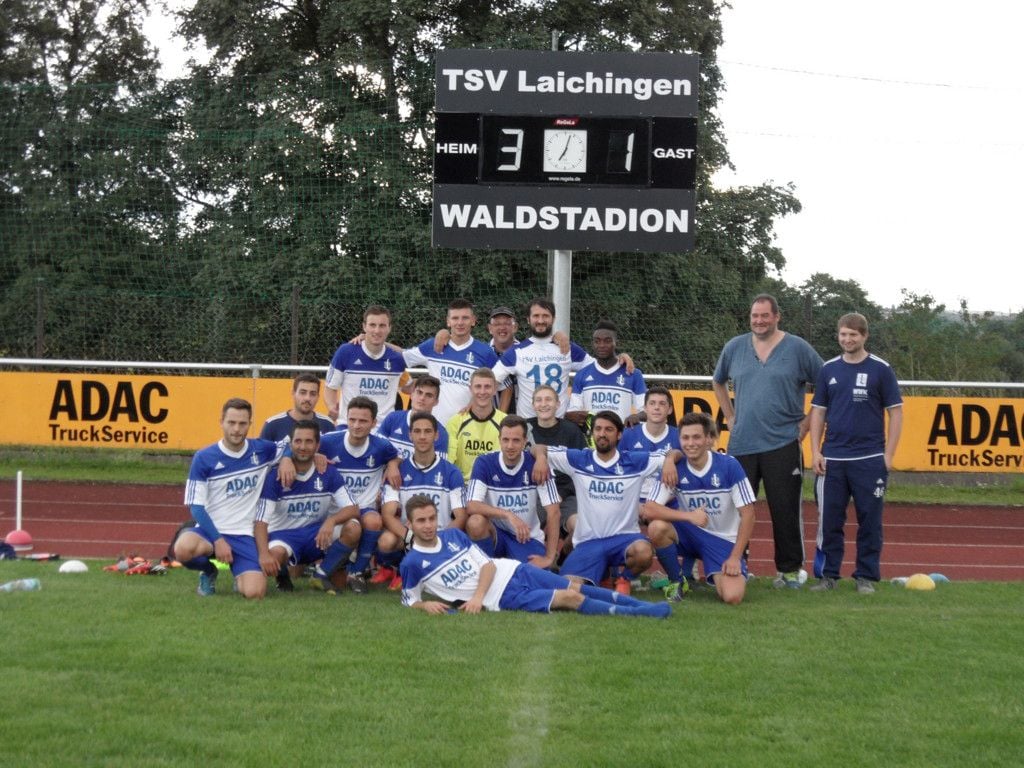 TSV Laichingen testet neue Solar-Anzeige