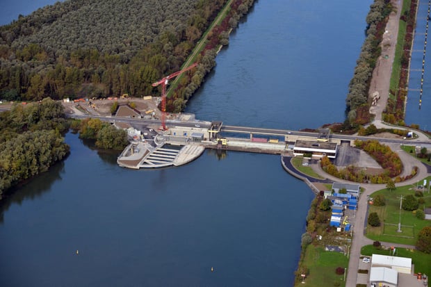 Projekt mit Symbolkraft - EnBW feiert größtes Flusskraftwerk